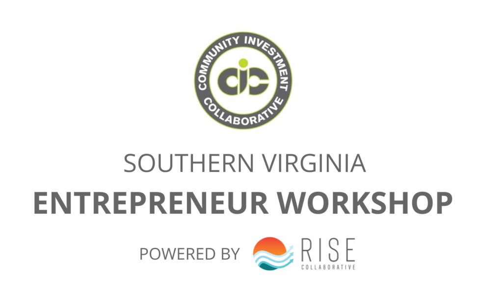 Join the Fall 2025 CIC Southern Virginia Entrepreneur Workshop Powered ...